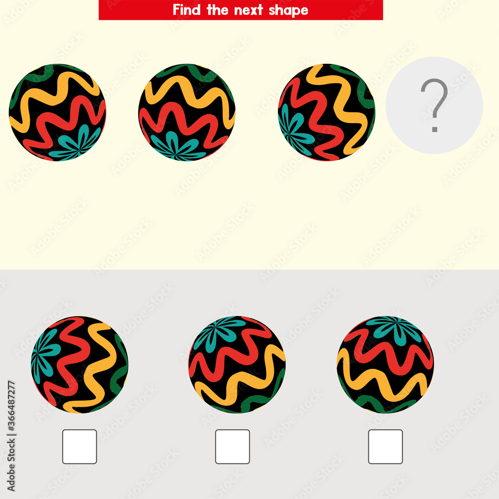 Educational game for kids and adults. development of logic iq. Task ...