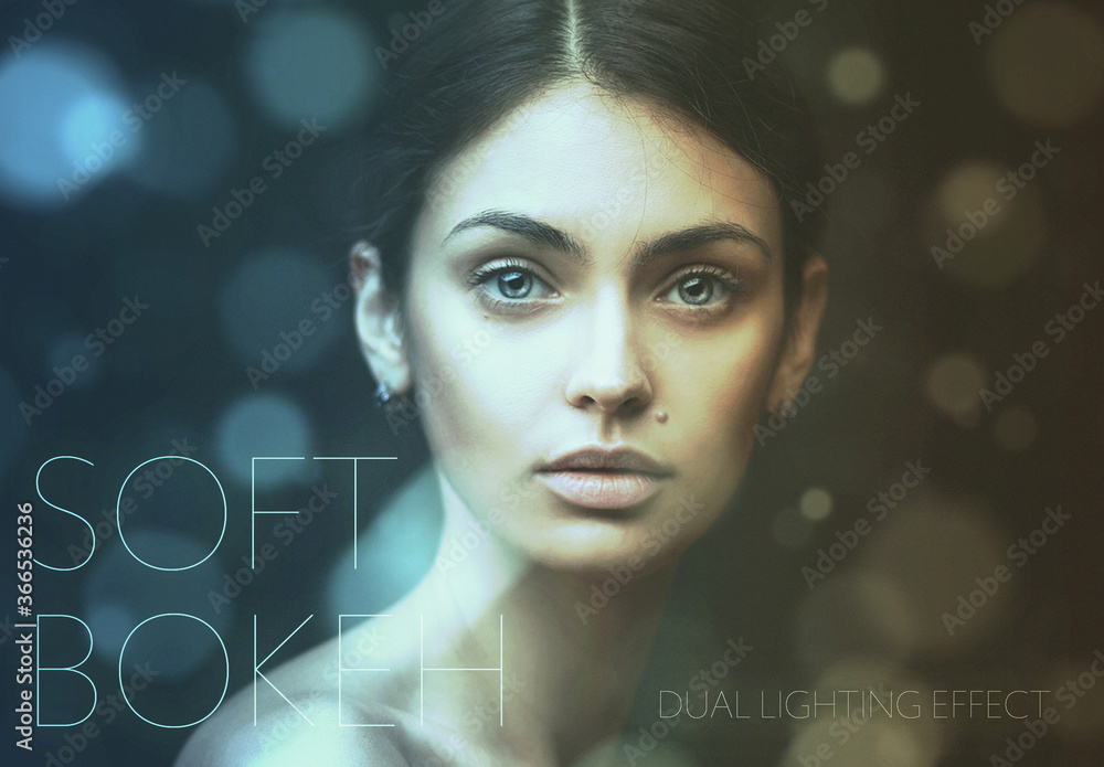 Soft Dual Light Overlay Effect Stock Template | Adobe Stock