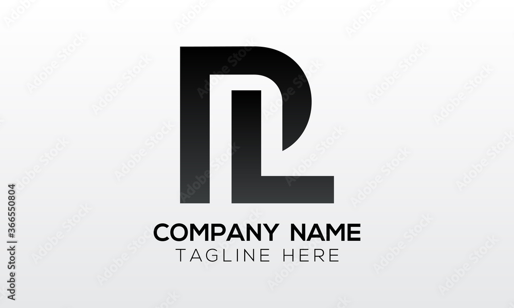 Initial PL Letter Logo With Creative Modern Business Typography Vector ...