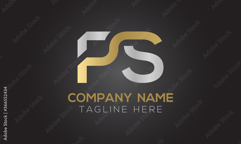 Initial PS Letter Logo With Creative Modern Business Typography Vector ...