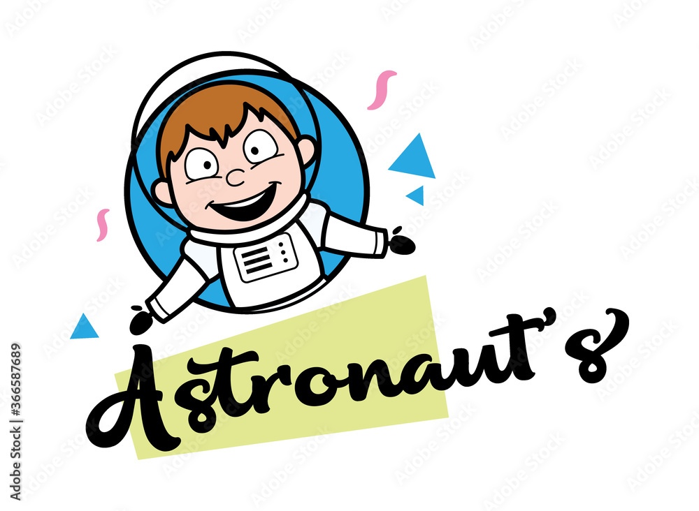 Astronaut Mascot Logo illustration Stock Vector | Adobe Stock