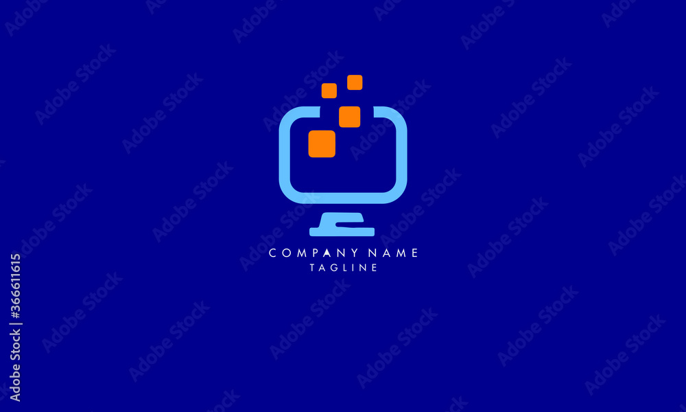 Computer Technology Logo template designs, computer Service logo ...