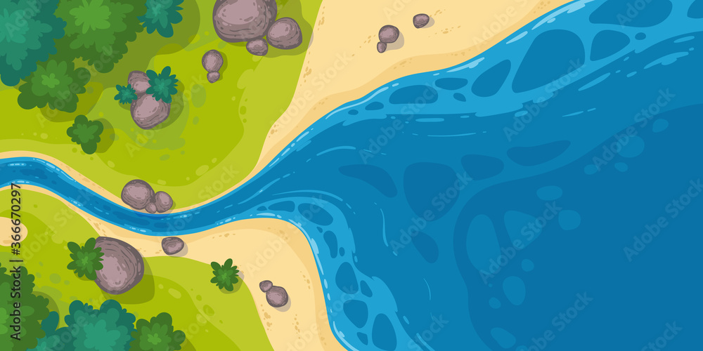 Flowing River Animation