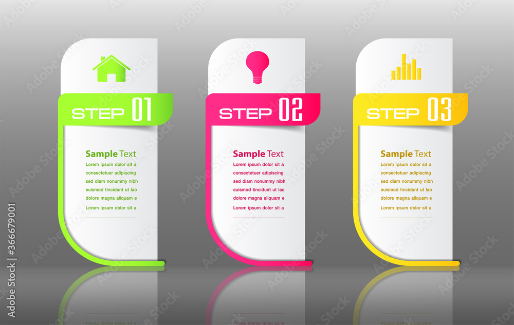 modern text box template, banner Infographics Stock Vector | Adobe Stock
