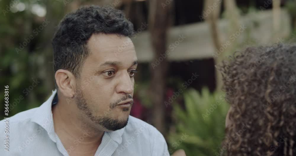 Angry couple fighting and shouting at each other, crying girlfriend ...