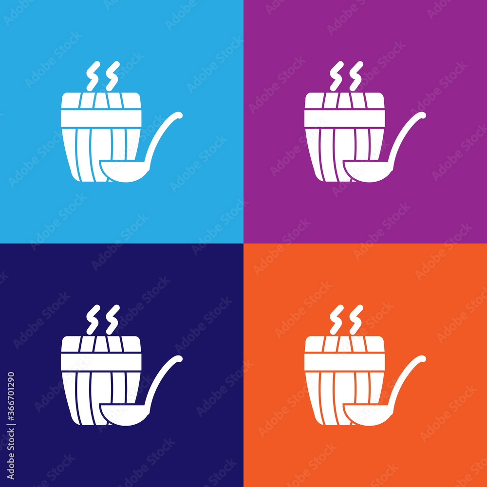 steam for sauna icon. bathroom and sauna element icon. signs, outline ...