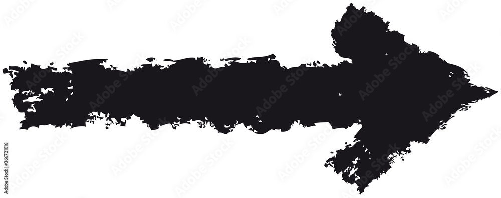 Arrow symbol. Hand-drawn icon of an arrow. Stock Vector | Adobe Stock