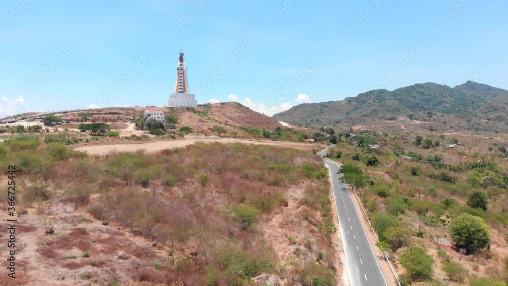 Vidéo Stock Mother of All Asia - Tower Of Peace In Pagkilatan, Batangas ...