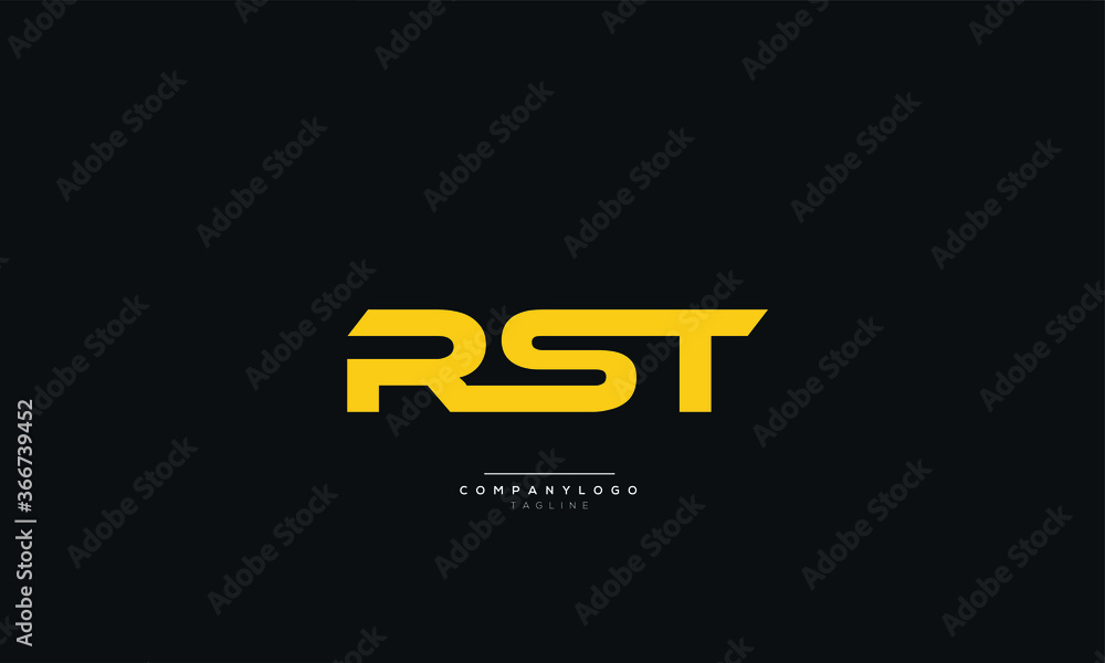 RST Letter Business Logo Design Alphabet Icon Vector Symbol Stock ...