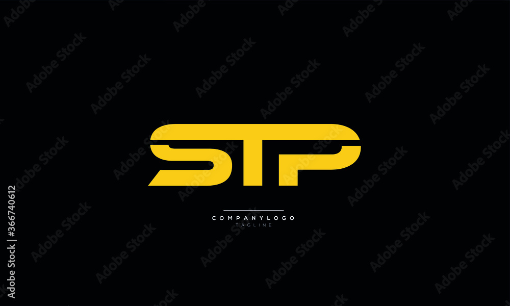 STP Letter Business Logo Design Alphabet Icon Vector Symbol Stock ...