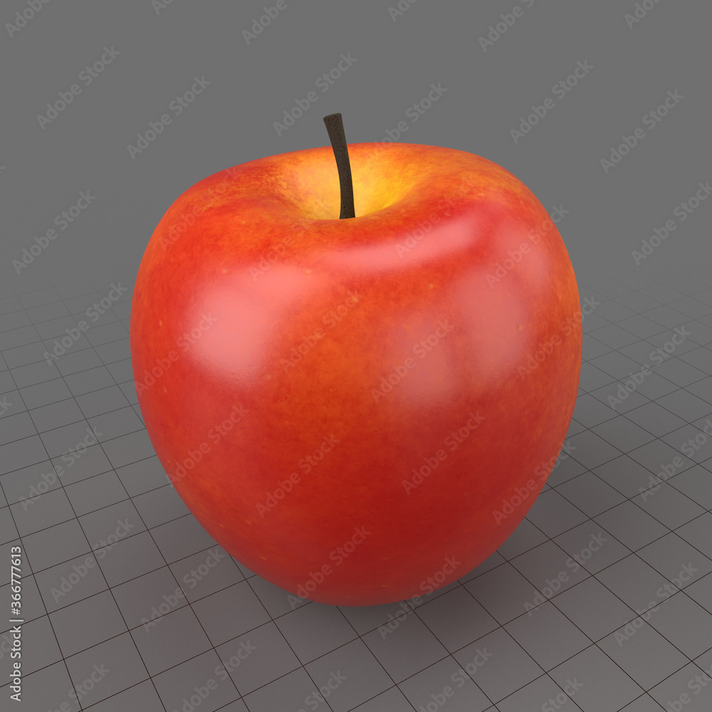 Apple Stock 3D asset | Adobe Stock