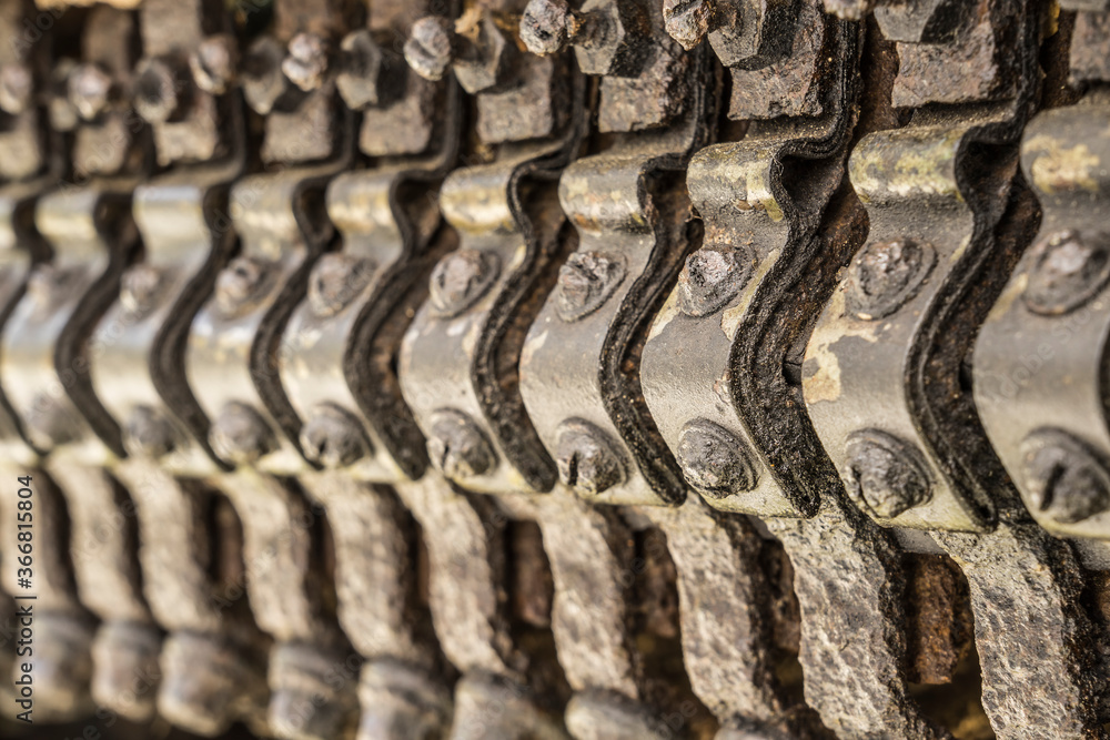 Electrical switch unit od an old machine. Stock Photo | Adobe Stock