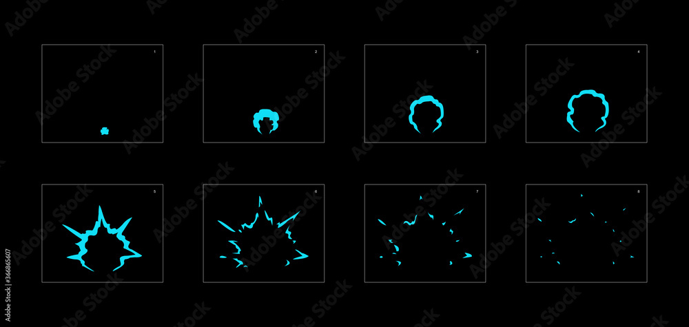 Animated Water Sprite Sheet