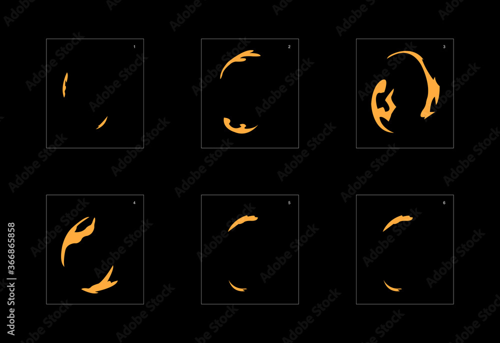 Shine Dust Effect Dust Explosion Animation Effect Animation Sprite Sheet For Games Cartoon Or