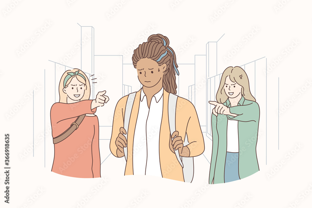 Racial Discrimination In Schools Cartoon