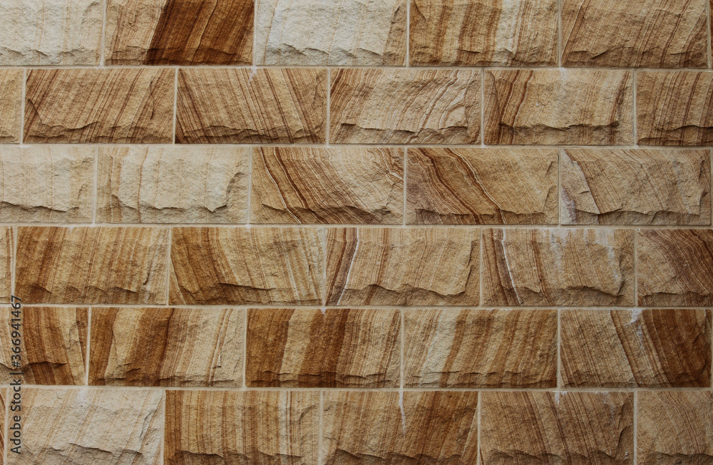 Sandstone block wall with grain. Texture background Stock Photo | Adobe ...
