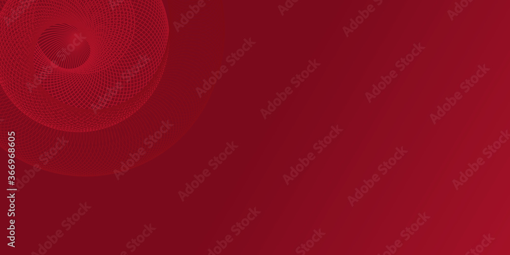 Red presentation background. Abstract background of wave curved ...