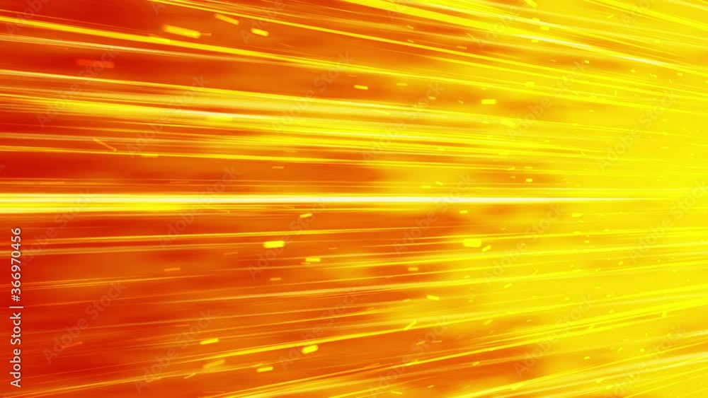 Manga or comic book lines animation. Action speed effects with sparks ...