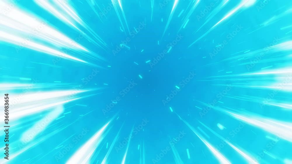 Manga or comic book lines animation. Action speed effects with clouds ...