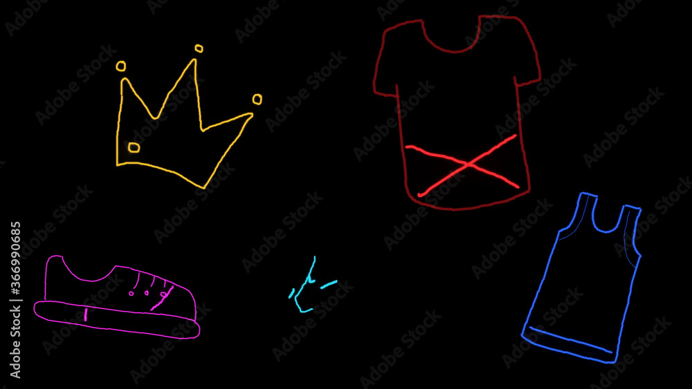 Animated Glow Elements Overlay Stock Template | Adobe Stock