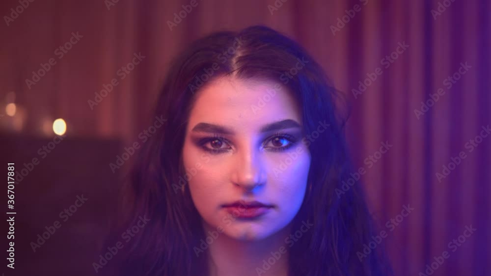 Witch gypsy woman fortune teller portrait occult esoteric ritual fog ...