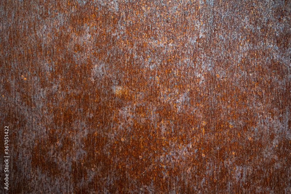 Rusty metal texture background. Old oxidized copper surface. Corrosion ...