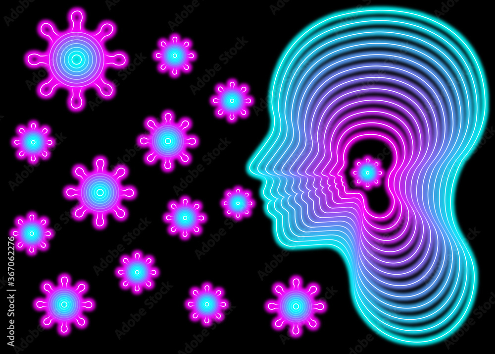 human head airborne virus coronavirus covid19 infographic asymptomatic ...