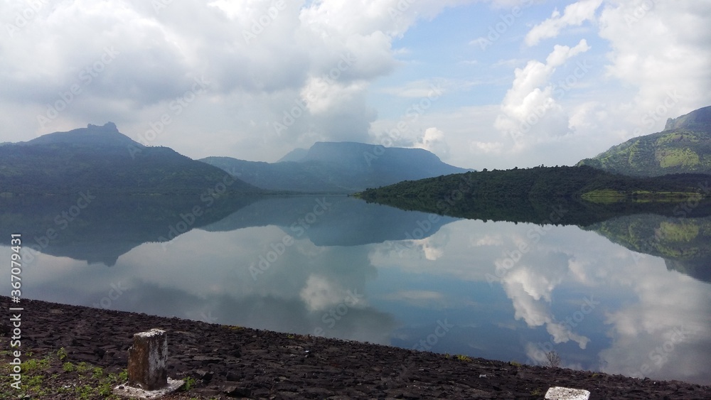 Beautiful scene of Morbe dam in chowk , Raigad district ,Maharashtra ...