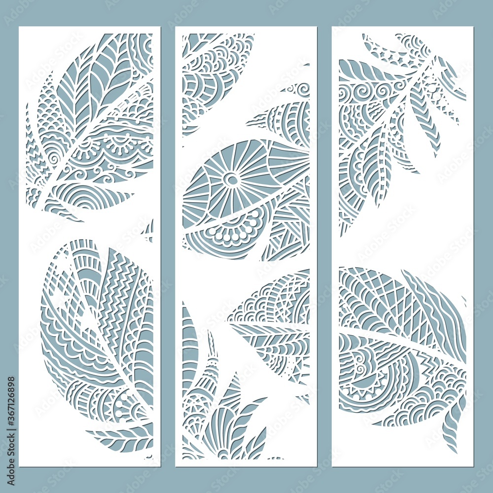 Pattern frame with feathers. Rectangle, square as a pattern of feathers ...