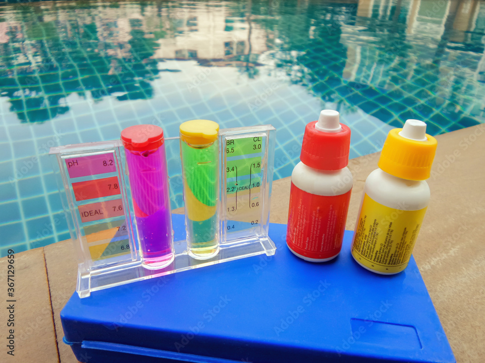 Service and maintenance of the pool.Check the PH of the pool.Liquid ...