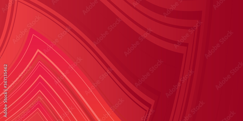 Modern red presentation background with curve wave lines texture ...