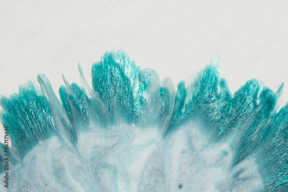 Original color epoxy resin texture. Abstract art background. close up ...