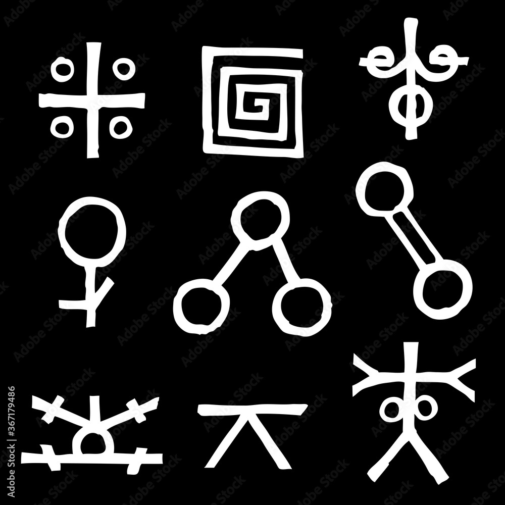 Wiccan symbols imaginary cross symbols, inspired by antichrist ...