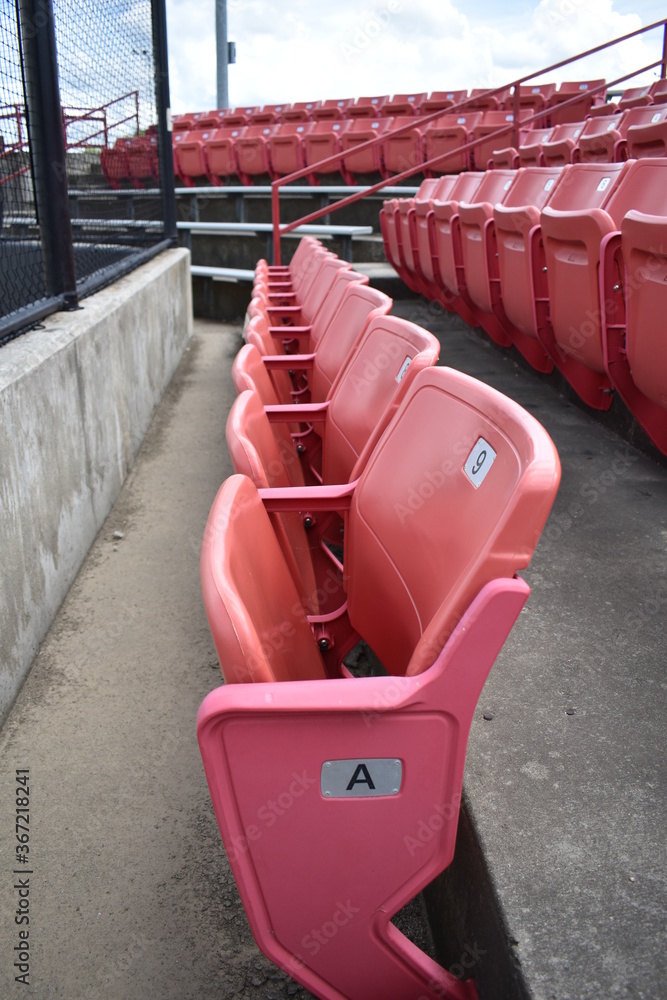 Stadium Seats Stock Photo | Adobe Stock