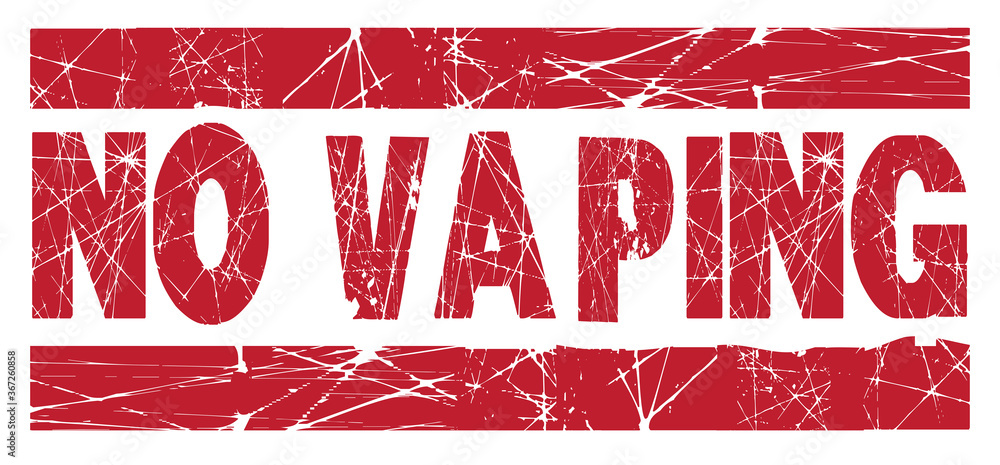 No Vaping Red Ink Stamp Stock Vector | Adobe Stock