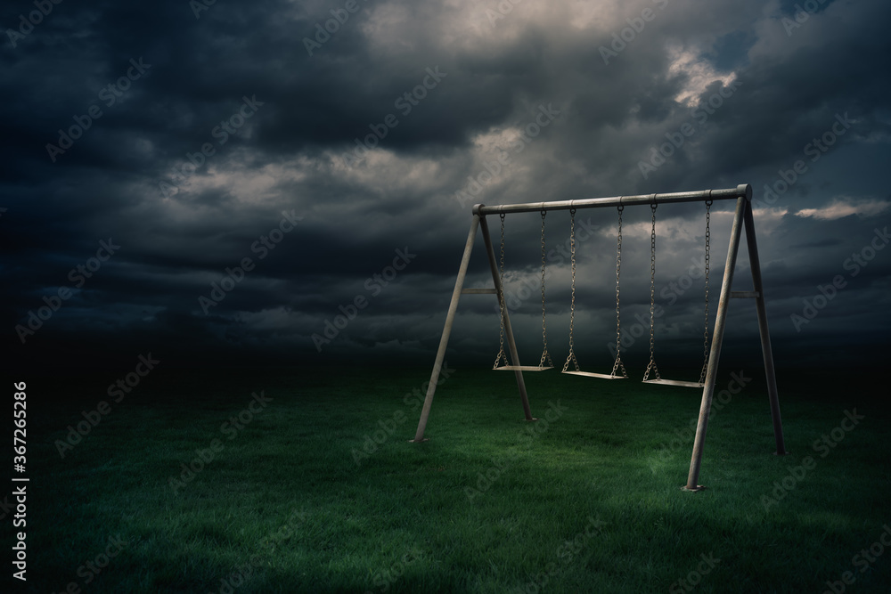 Abandoned Swing Set