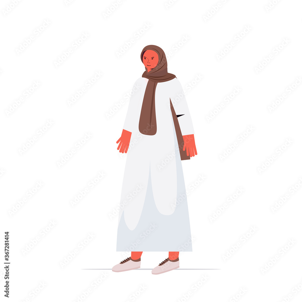 arabic woman in traditional clothes beautiful arab girl female cartoon ...