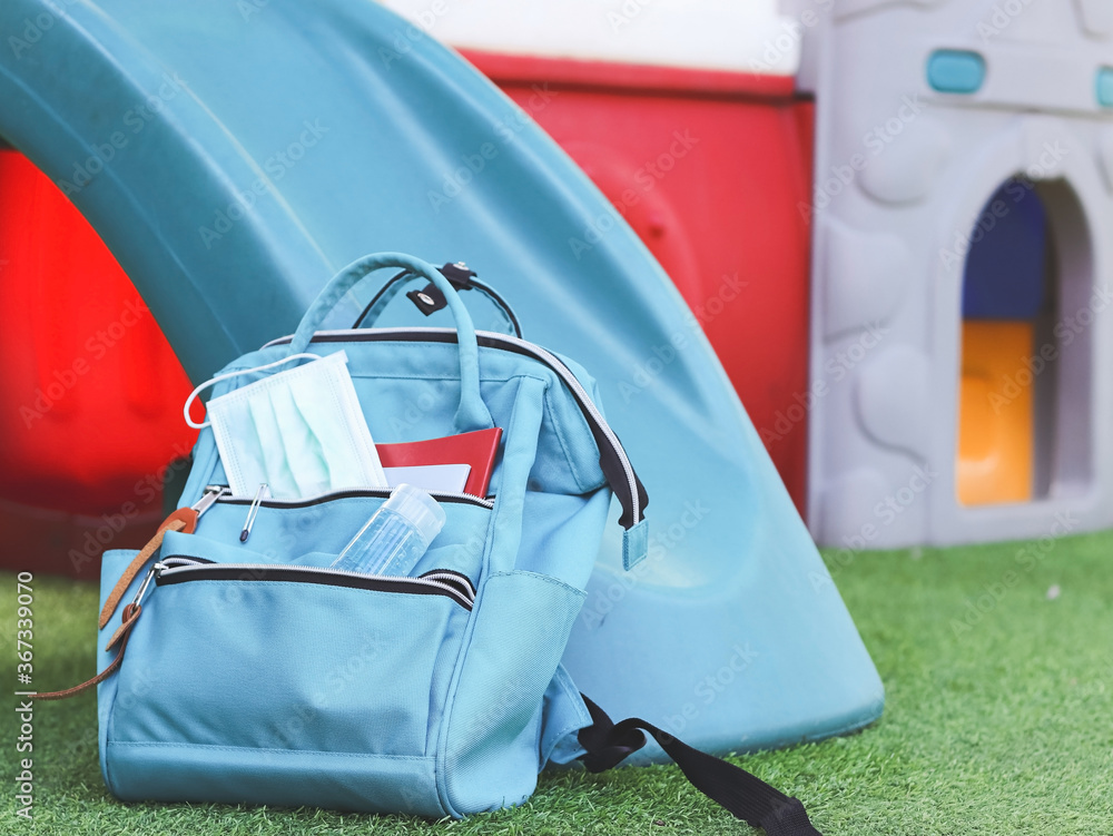 COVID-19 prevention , back to school and new normal concept.School ...