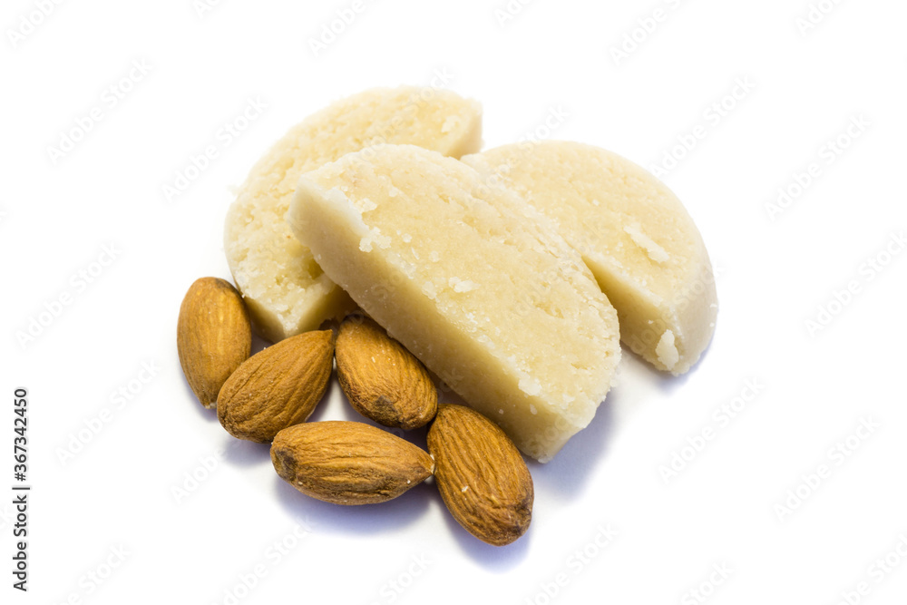 marzipan isolated on white background Stock Photo | Adobe Stock