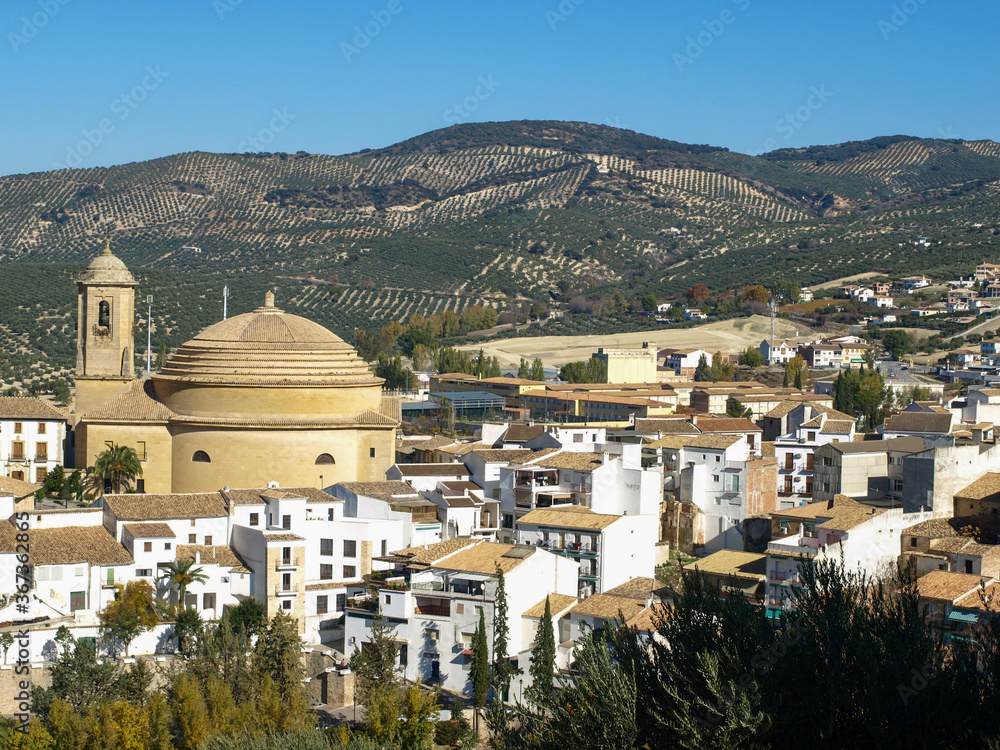 Foto de View of the Granada town of Montefrío, one of the most ...