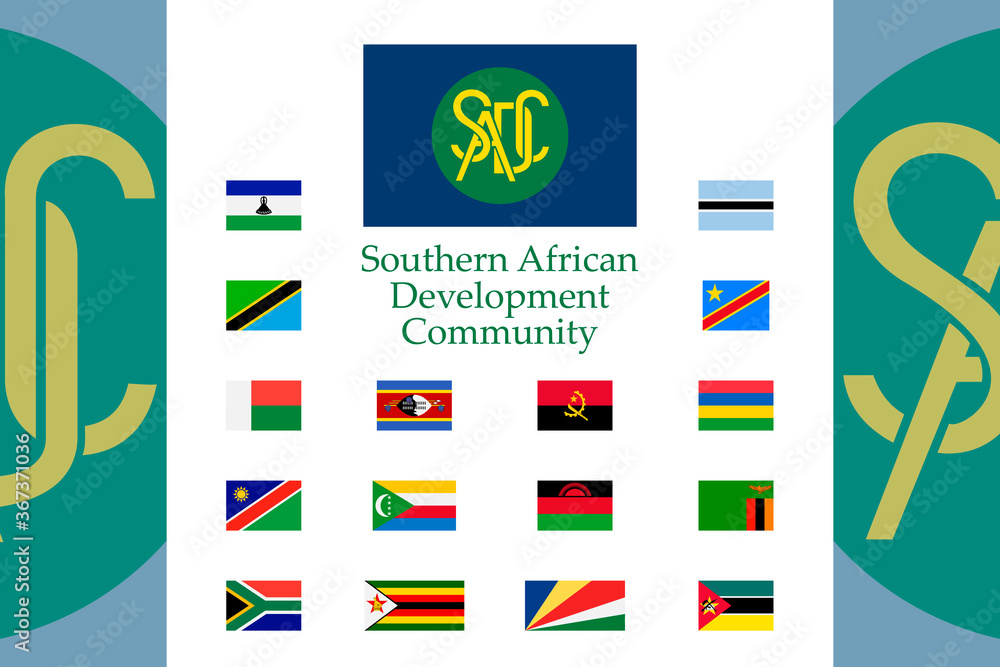 Set of flag icons on a white background. Vector image of flags of the ...