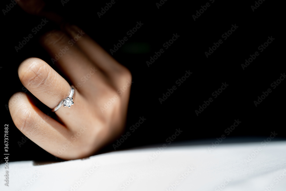 engagement ring Stock Photo | Adobe Stock