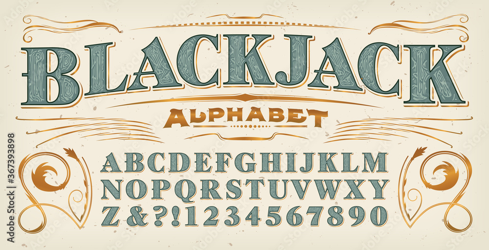 Blackjack Font