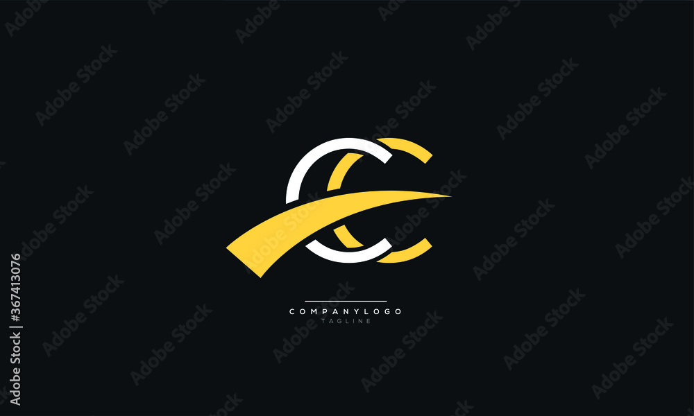 CC Letter Business Logo Design Alphabet Icon Vector Symbol vector de ...