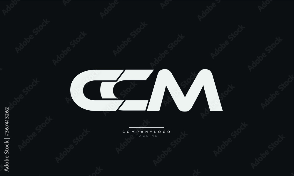 CCM Letter Business Logo Design Alphabet Icon Vector Symbol Stock ...
