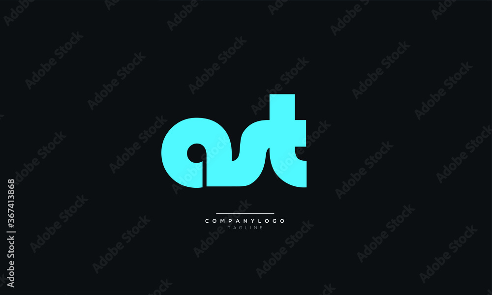 AST Letter Business Logo Design Alphabet Icon Vector Symbol Stock ...