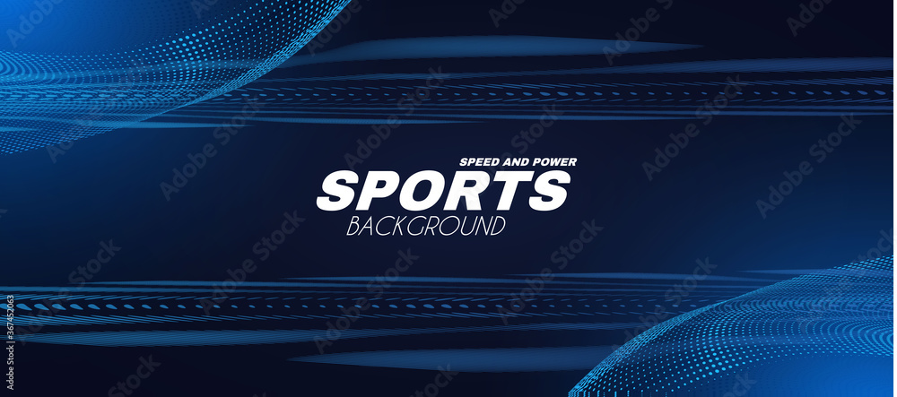 Abstract sport background with motion elements. Light dynamic effect ...