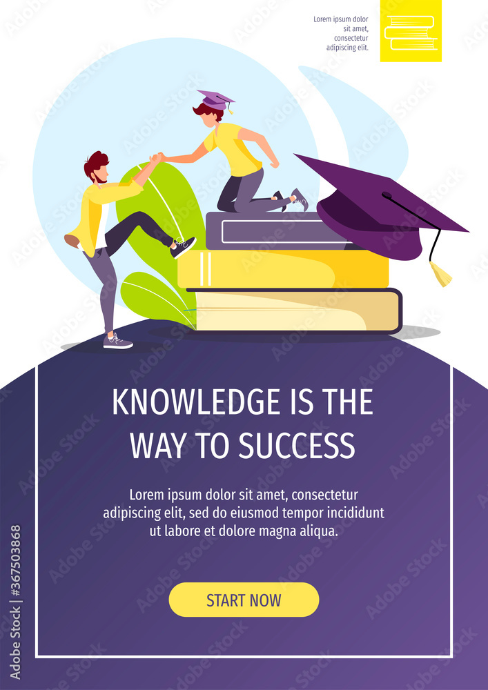 Flyer design for Studying, training, education, e-learning, courses ...