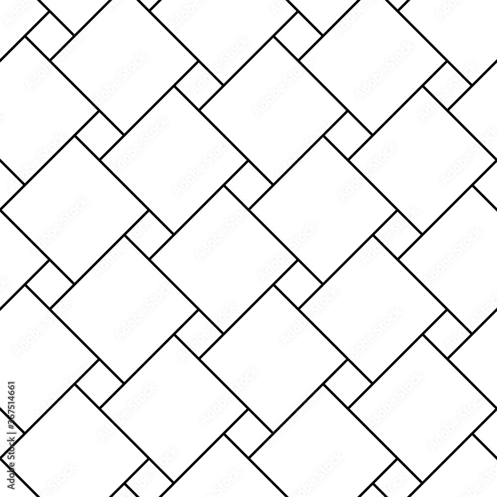 Floor paving, cladding, masonry, parquet. Diagonal seamless pattern ...