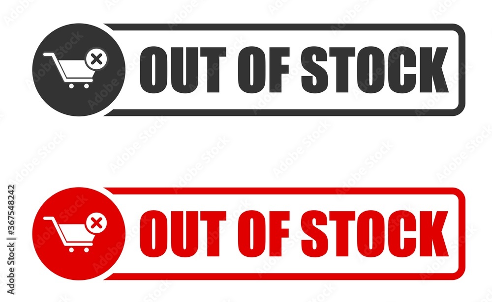 Out Of Stock Icon